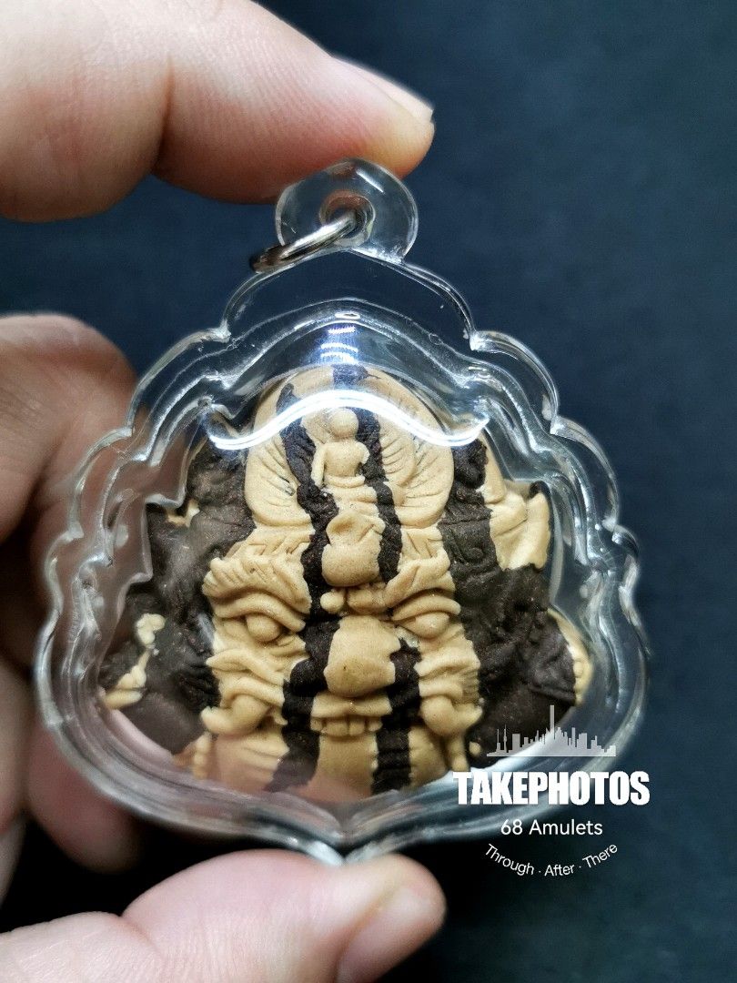 Archan Samrerng (Lahu mix colour second batch Gold Takrut Amulet ...