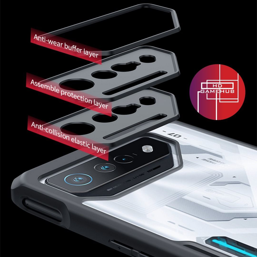 Asus ROG Phone 7 / 7 Pro XUNDD Urban Armor Gear Shockproof Case (Black), Mobile Phones & Gadgets ...