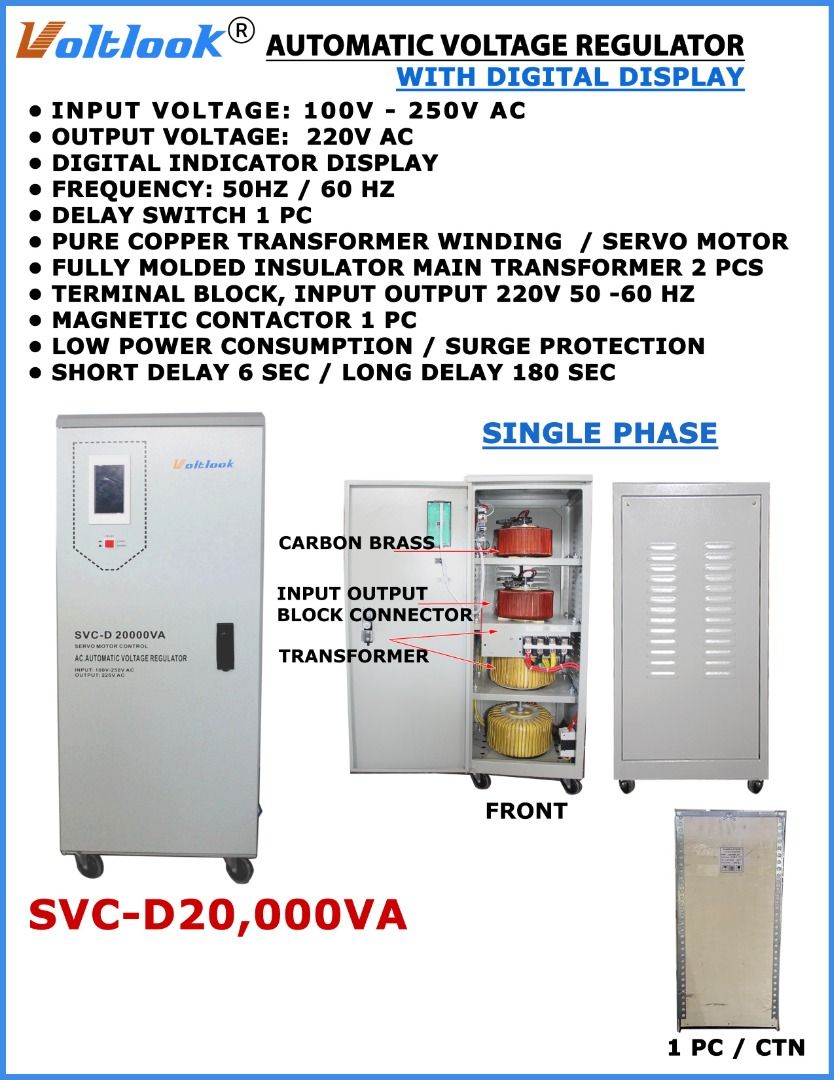 automatic voltage regulator, Computers & Tech, Office & Business ...