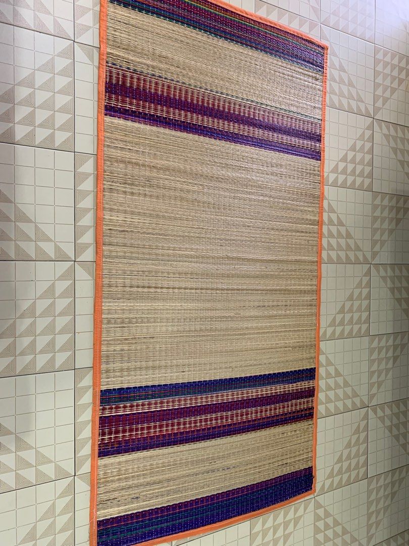 Bamboo Chatai floor mat carpet, Furniture & Home Living, Home Decor ...