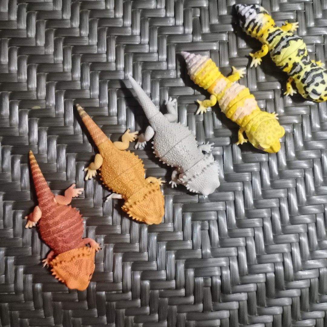 Bandai Gashapon - Lizard Series, Hobbies & Toys, Toys & Games on Carousell