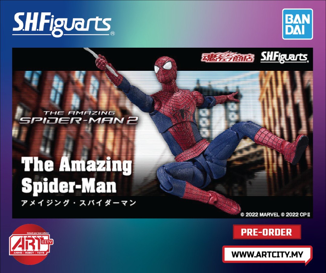 Bandai S.H.Figuarts - SHF The Amazing Spider-Man - Andrew Garfield ...