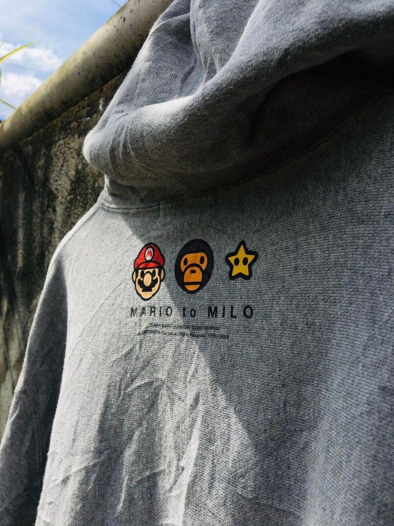 Bape baby milo X super mario, Men's Fashion, Coats, Jackets and ...
