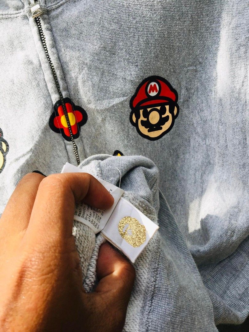 Bape baby milo X super mario, Men's Fashion, Coats, Jackets and ...