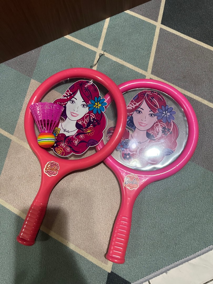 Barbie badminton set, Babies & Kids, Babies & Kids Fashion on Carousell