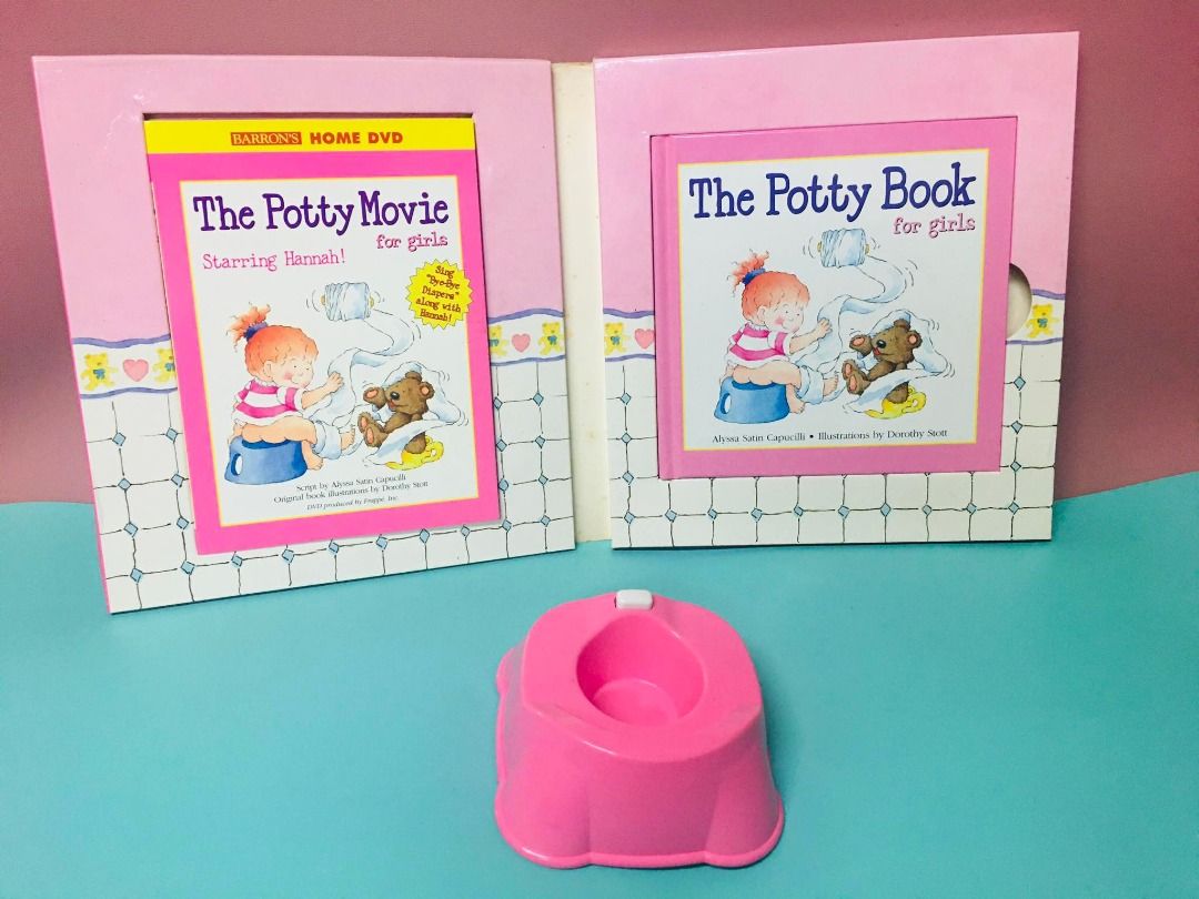 Barron's The Potty Book, DVD Set and Potty Toy with Flushing Sound ...