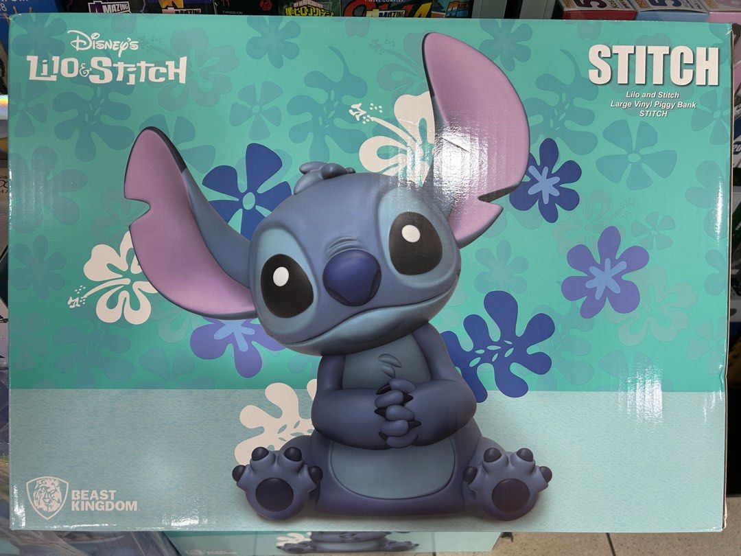 Beast Kingdom VPB-005 Lilo and Stitch Large Vinyl Piggy Bank: Stitch ...