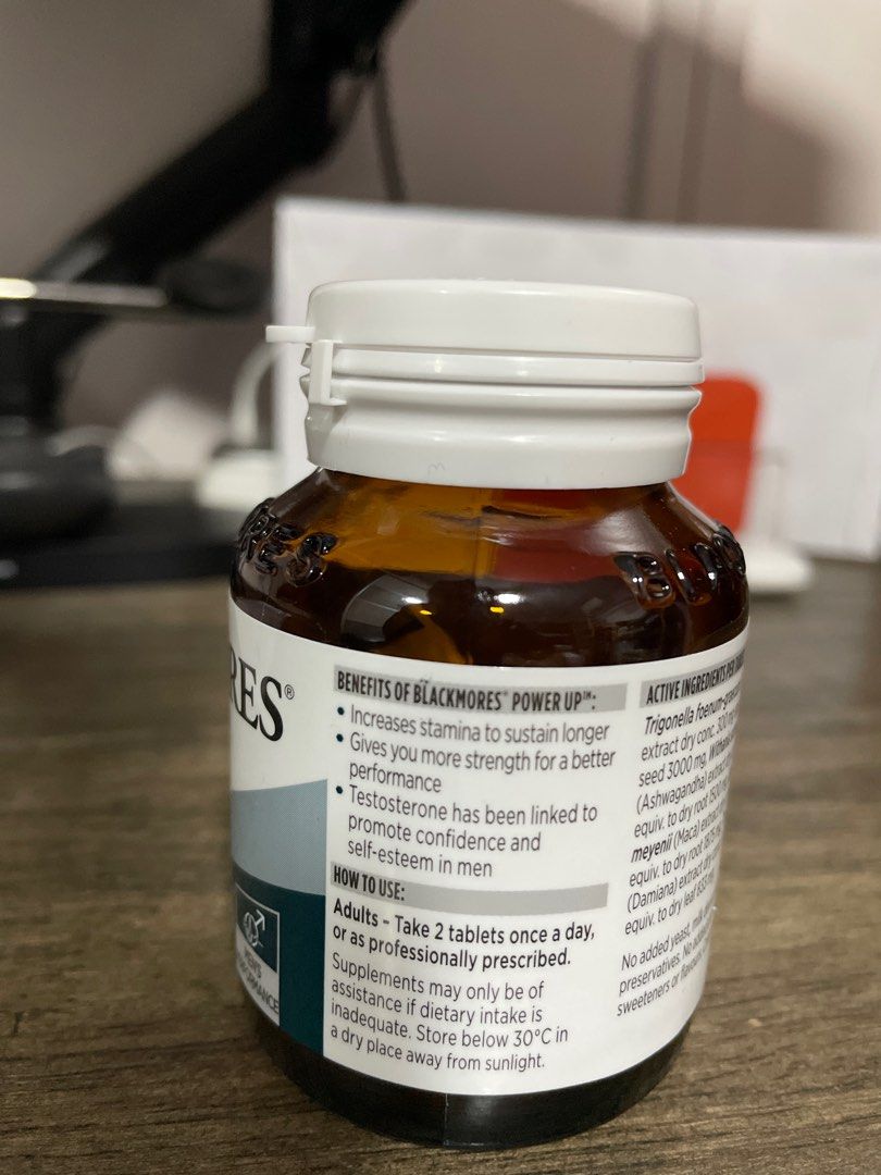 Blackmores Power Up, Health & Nutrition, Health Supplements, Vitamins ...