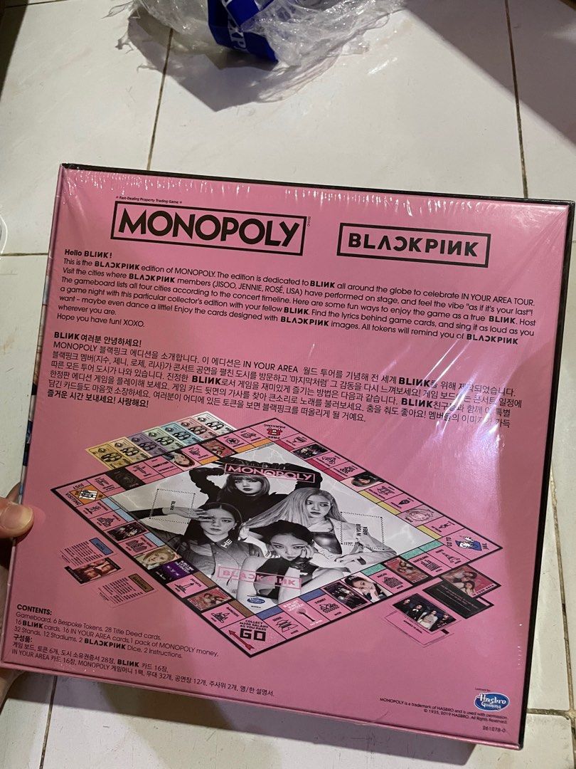 Blackpink Monopoly Set, Hobbies & Toys, Collectibles & Memorabilia, K ...