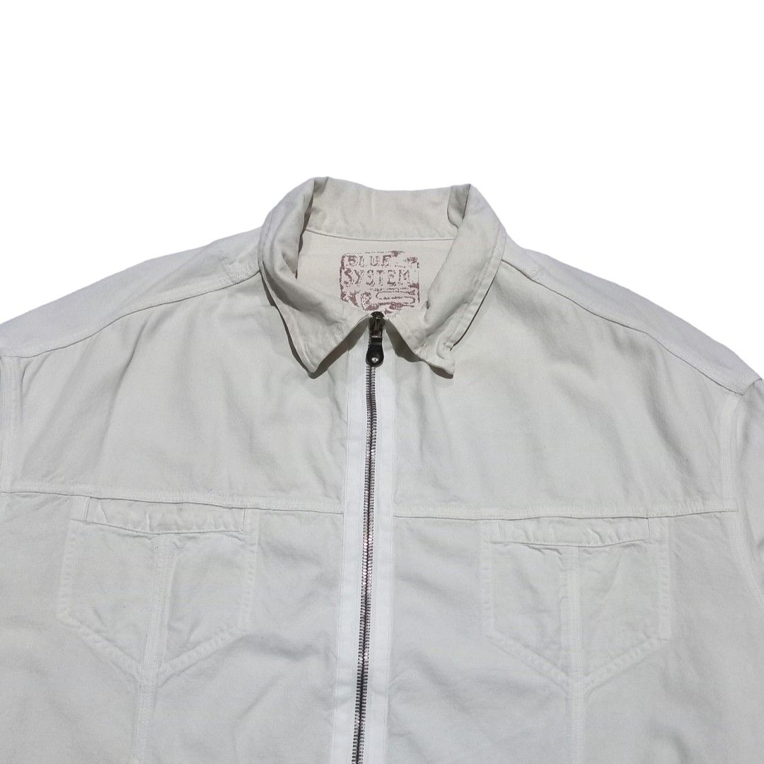 Blue System - Work Denim Jacket | Size On Tags: Large, Fesyen Pria ...