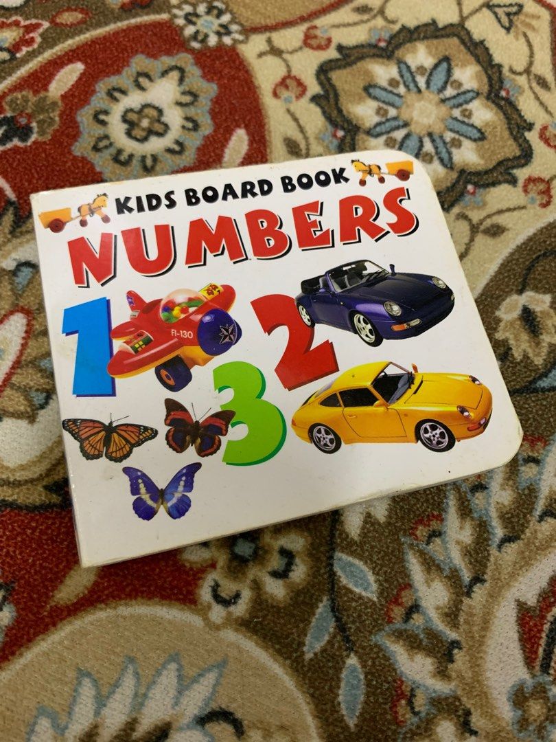 Board book numbers 1 2 3 buku membaca bayi, Hobbies & Toys, Books ...
