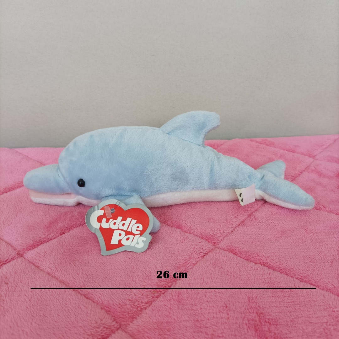 Boneka Ikan Lumba Lumba Dolphin Plush Brand Cuddle Pals, Toys ...