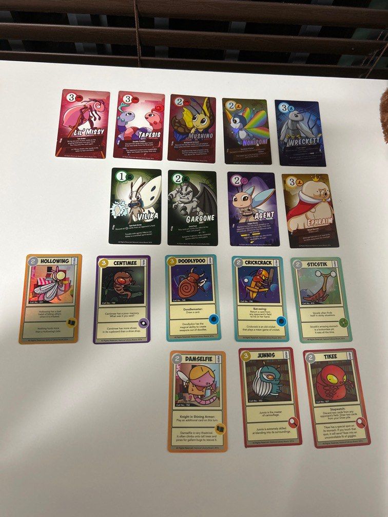 Book Bug Cards, Hobbies & Toys, Toys & Games on Carousell