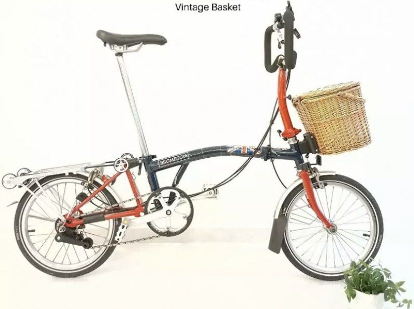 Brompton Vintage Rattan Basket, Sports Equipment, Bicycles & Parts ...