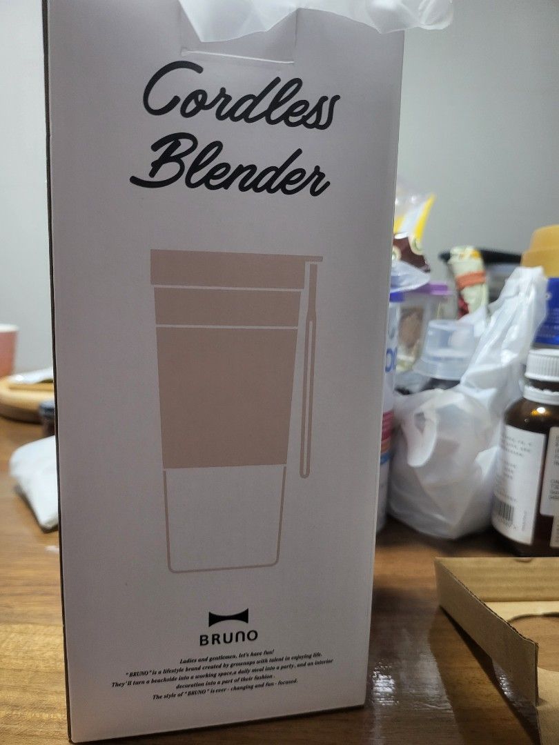 Bruno Cordless blender, TV & Home Appliances, Kitchen Appliances ...