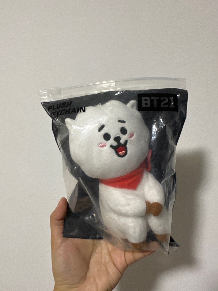 BT21 Official RJ Plush Keychain, Hobbies & Toys, Memorabilia & Collectibles, K-Wave on Carousell