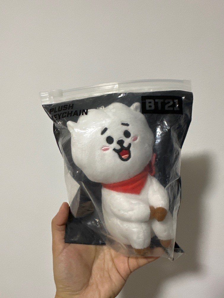 BT21 Official RJ Plush Keychain, Hobbies & Toys, Memorabilia & Collectibles, K-Wave on Carousell