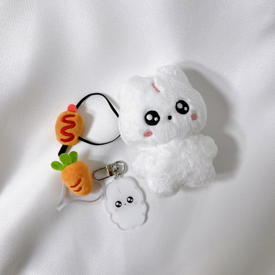 BTS Jungkook JK Baby Tokkukoo 10cm White Bunny Rabbit Doll by ...