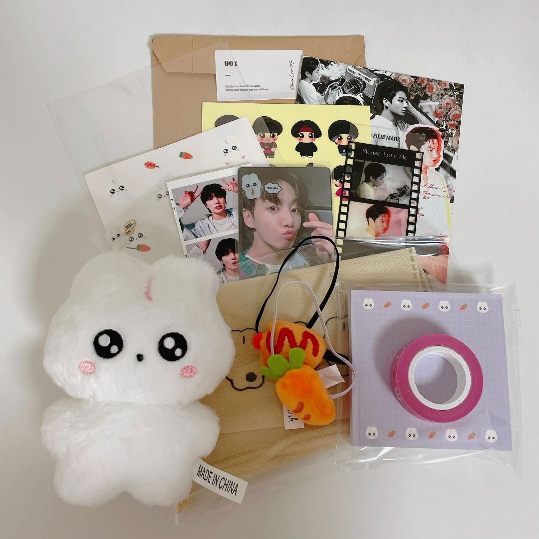 BTS Jungkook JK Baby Tokkukoo 10cm White Bunny Rabbit Doll by ...