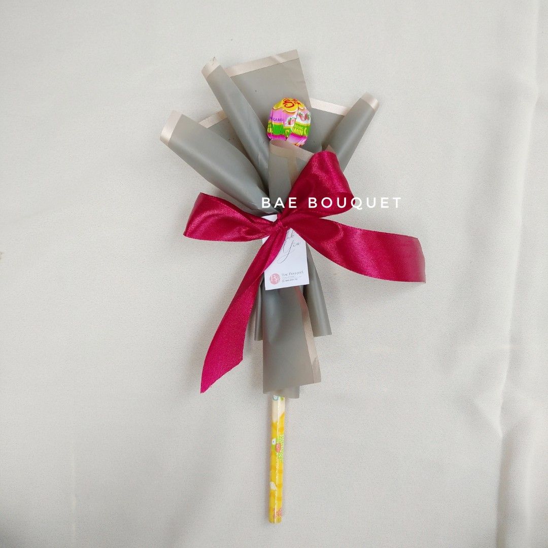 Buket mini lolipop chupa cup wisuda anak souvenir ulang tahun hiasan ...