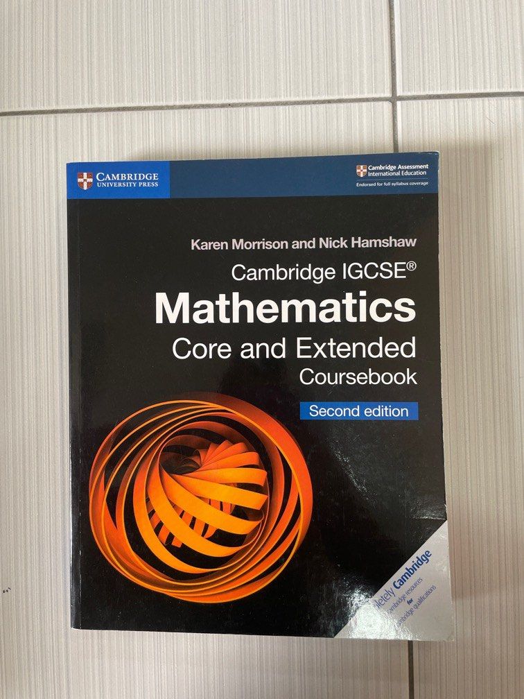 Cambridge IGCSE Mathematics Core and Extended Coursebook Second Edition ...