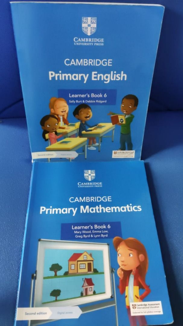 Cambridge Primary Year 6 English Math Science textbooks 2021 edition ...