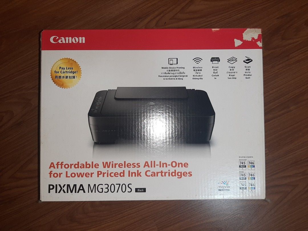 Canon Pixma MG3070S printer, Computers & Tech, Printers, Scanners ...