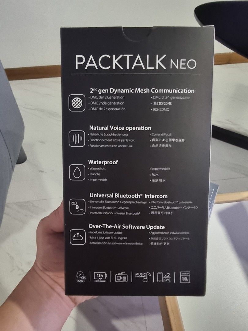 Cardo Packtalk Neo (1 unit), Motorcycles, Motorcycle Accessories on ...