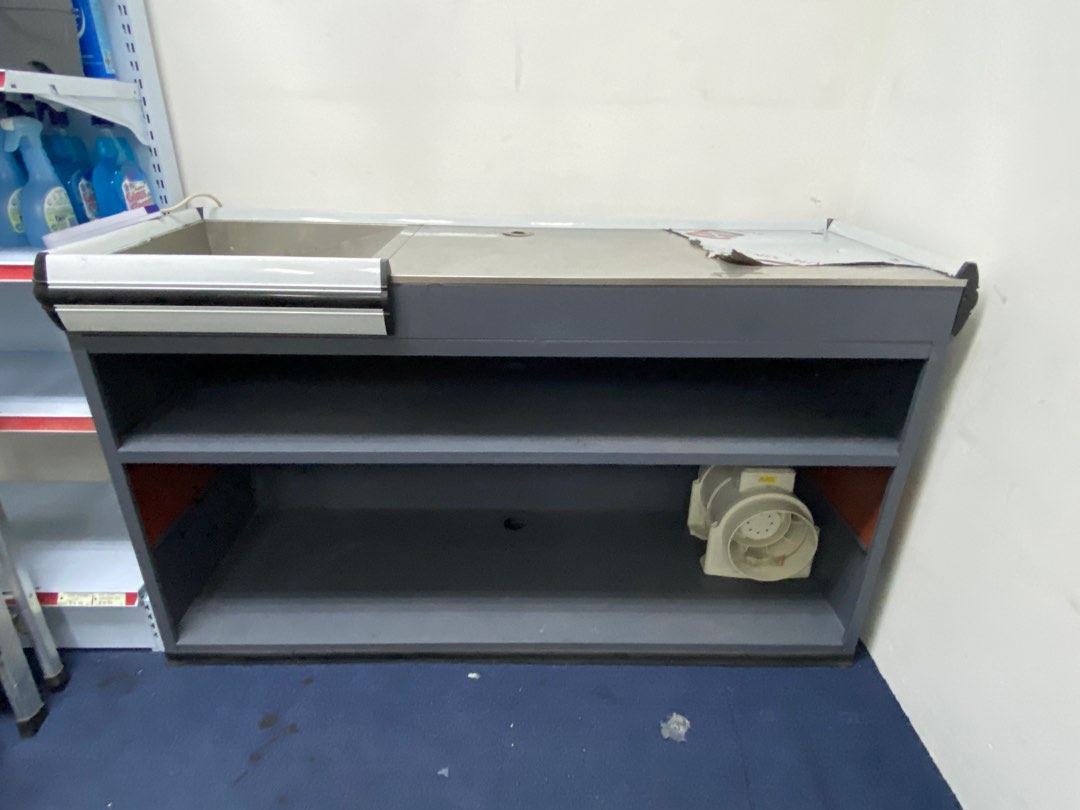 Cashier counter (Steel), Furniture & Home Living, Furniture, Shelves ...