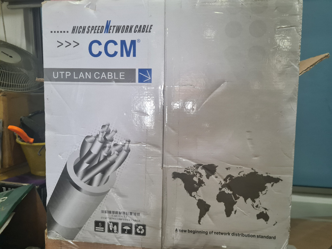 Cat 6 Cable - ccm (2 box total balance about 1000ft), TV & Home ...