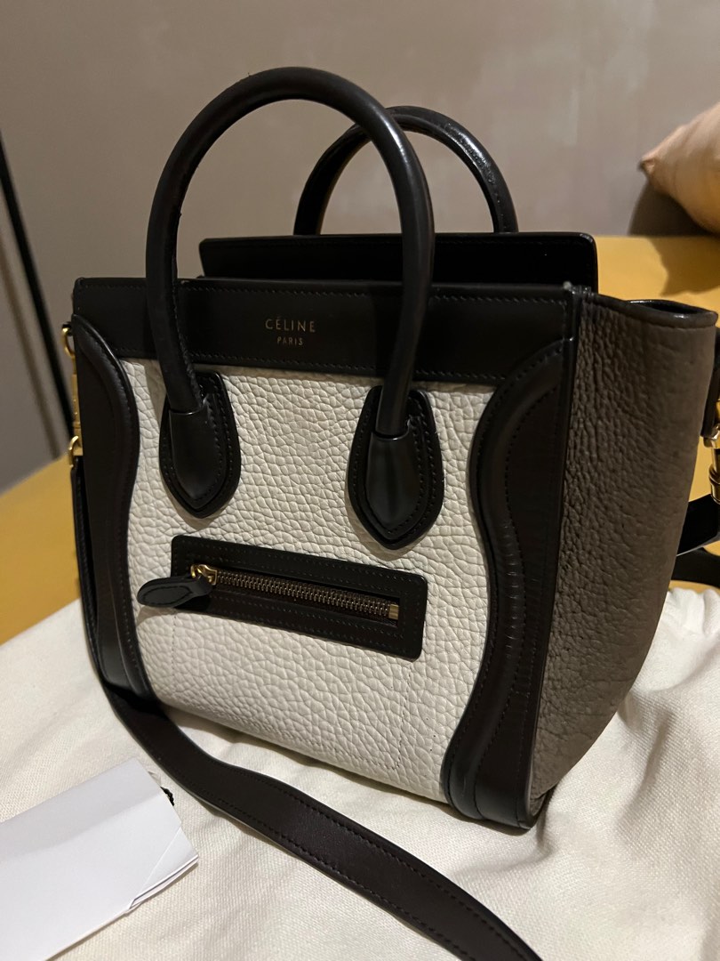 Celine Nano luggage 3 color, Barang Mewah, Tas & Dompet di Carousell