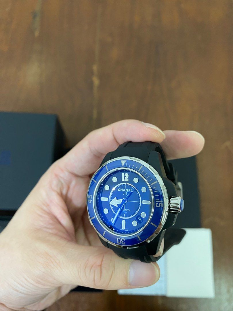 Chanel J12 Marine Blue 38mm H2561, Luxury, Watches on Carousell