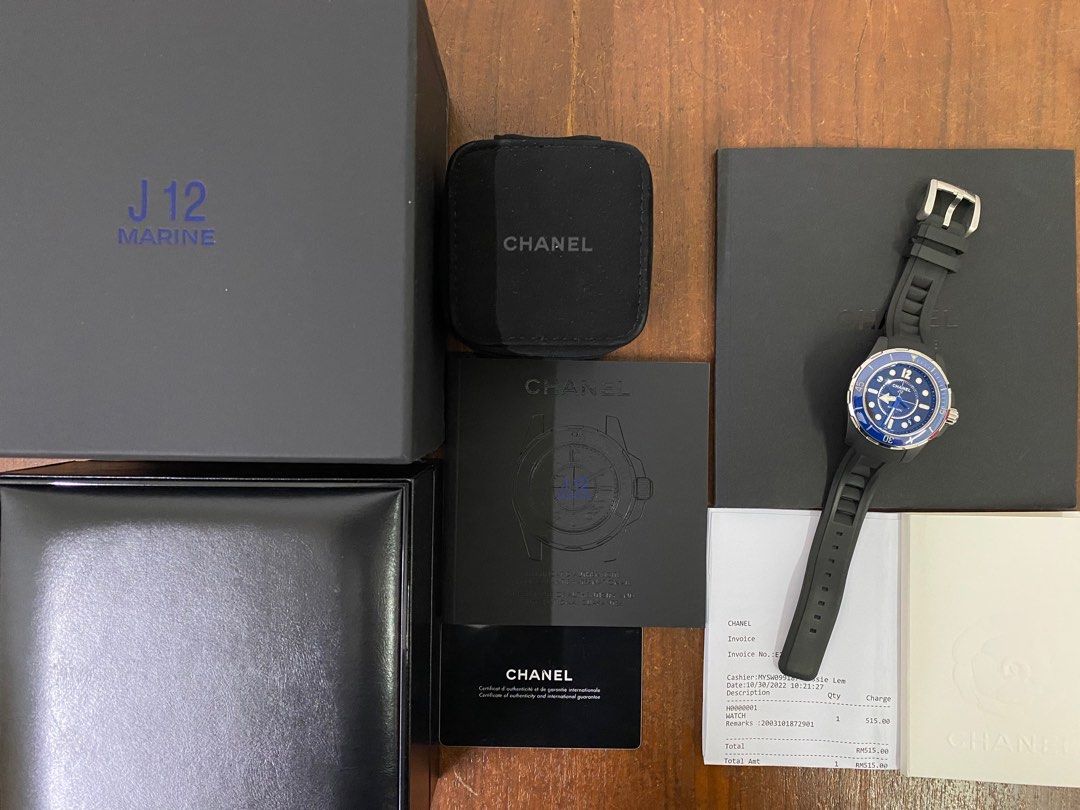 Chanel J12 Marine Blue 38mm H2561, Luxury, Watches on Carousell