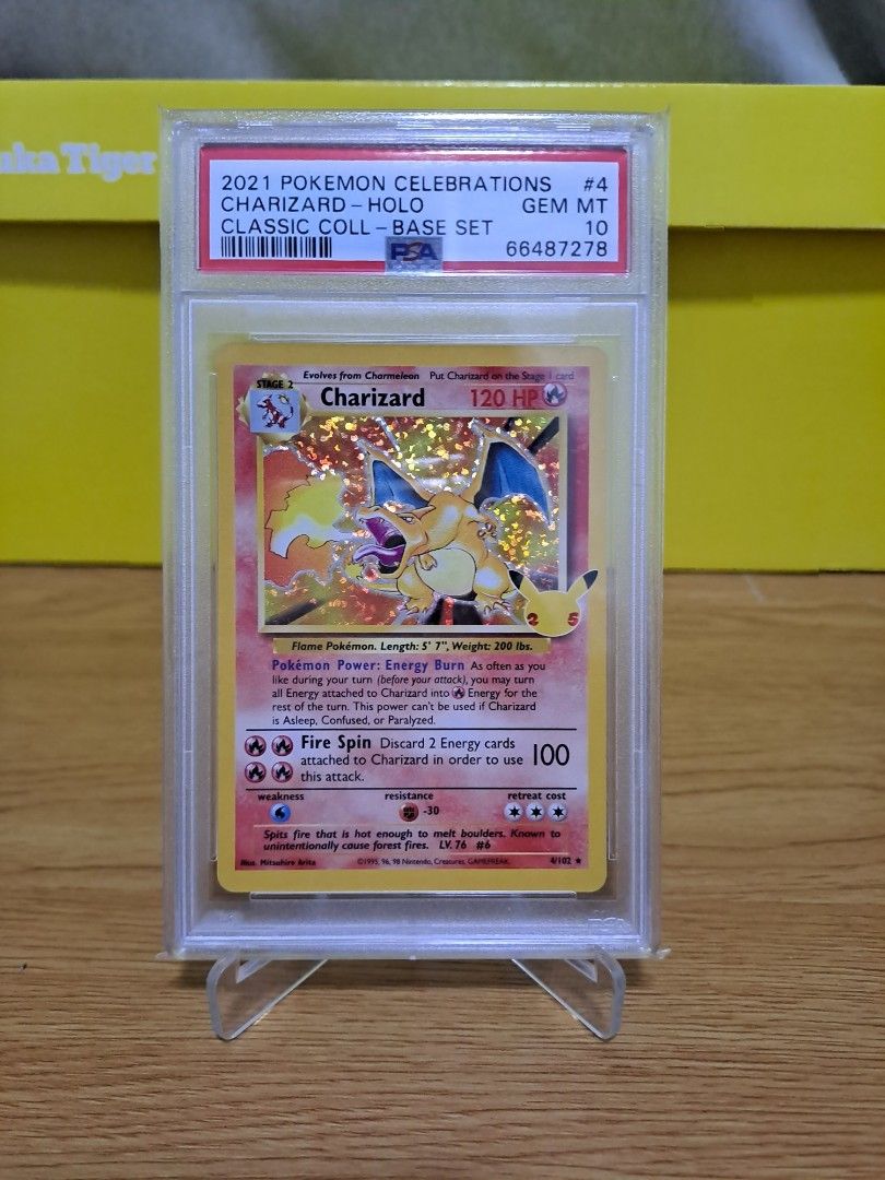 Charizard Celebrations PSA 10 Pokemon Card, Hobbies & Toys, Toys ...