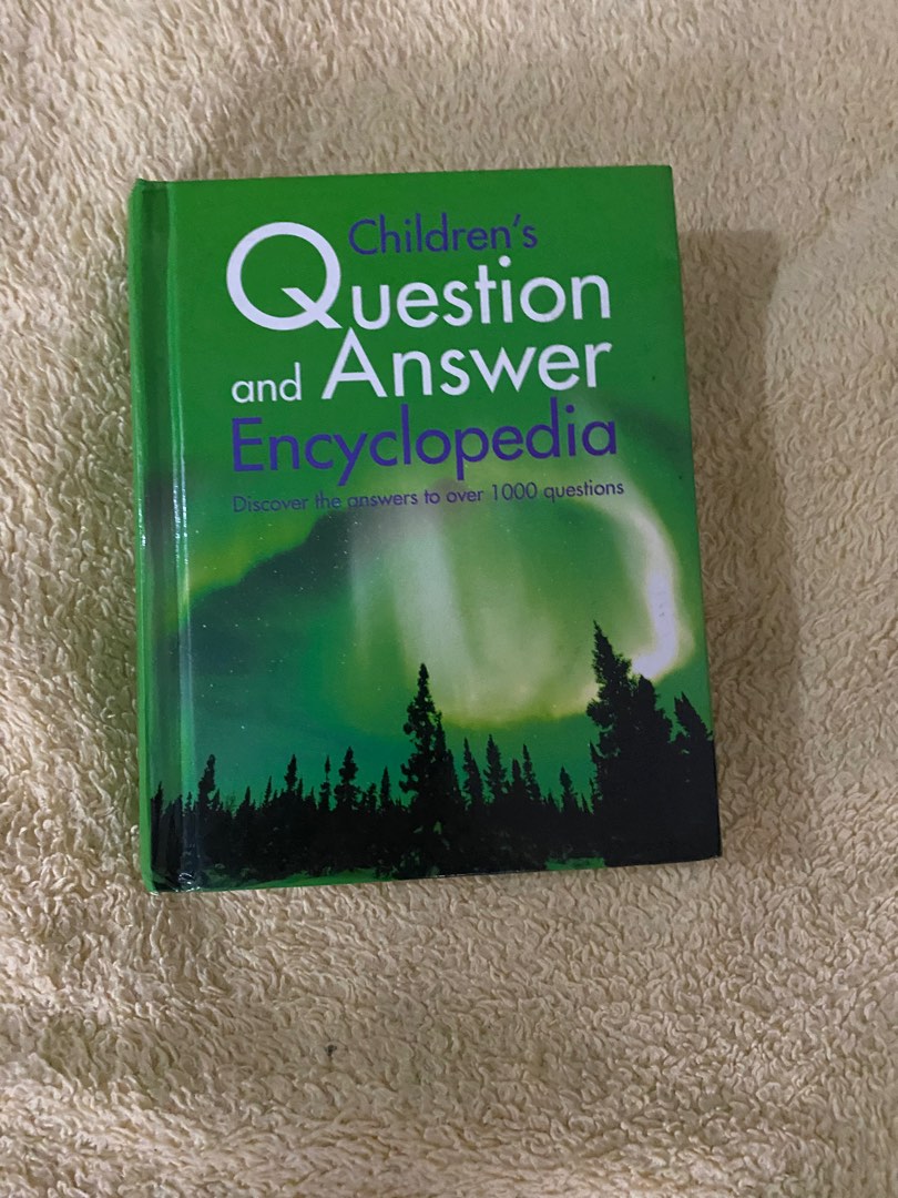 Children’s Question and Answer Encyclopedia, Hobbies & Toys, Books ...