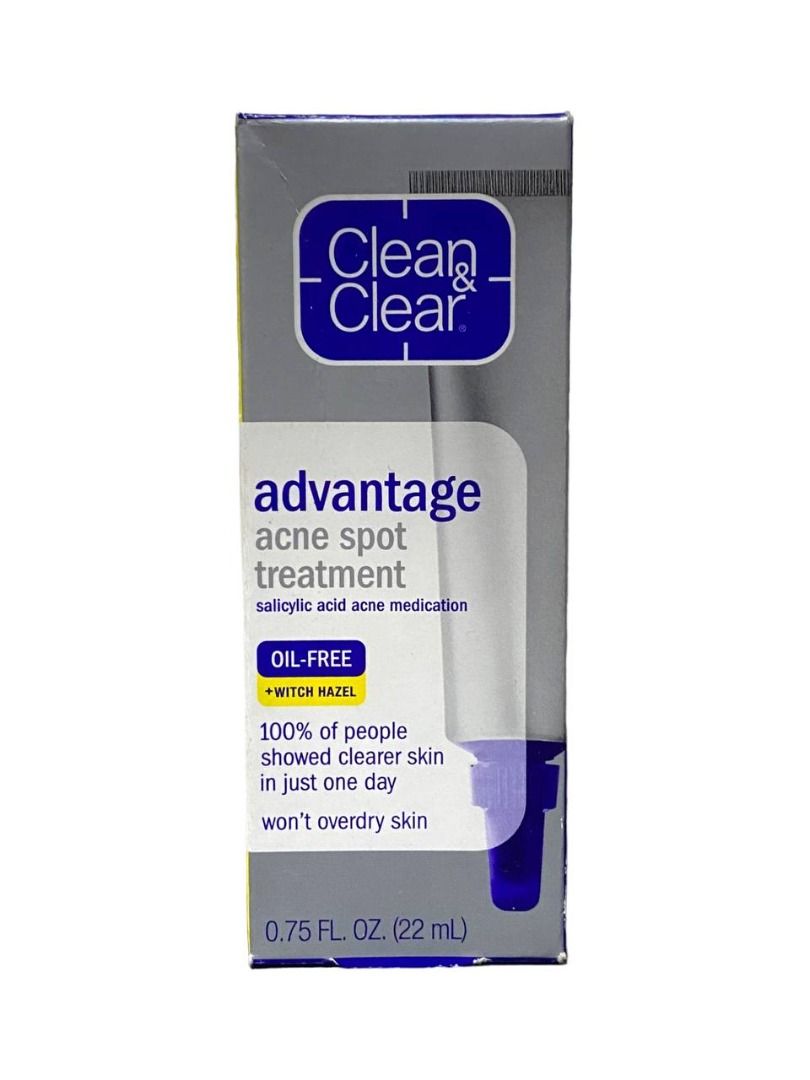 Clean & Clear Advantage Acne Spot Treatment Gel Cream 22mL EXP: 09/2023 ...