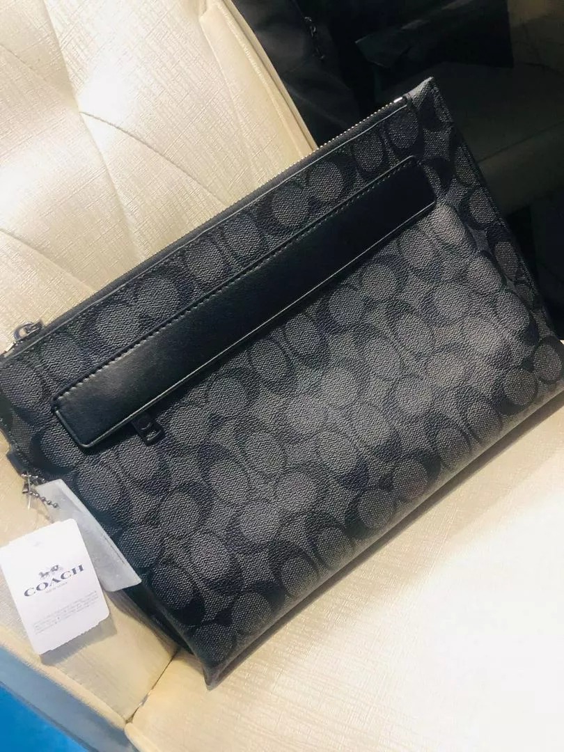 Coach Carryall Men pouch, Luxury, Bags & Wallets on Carousell