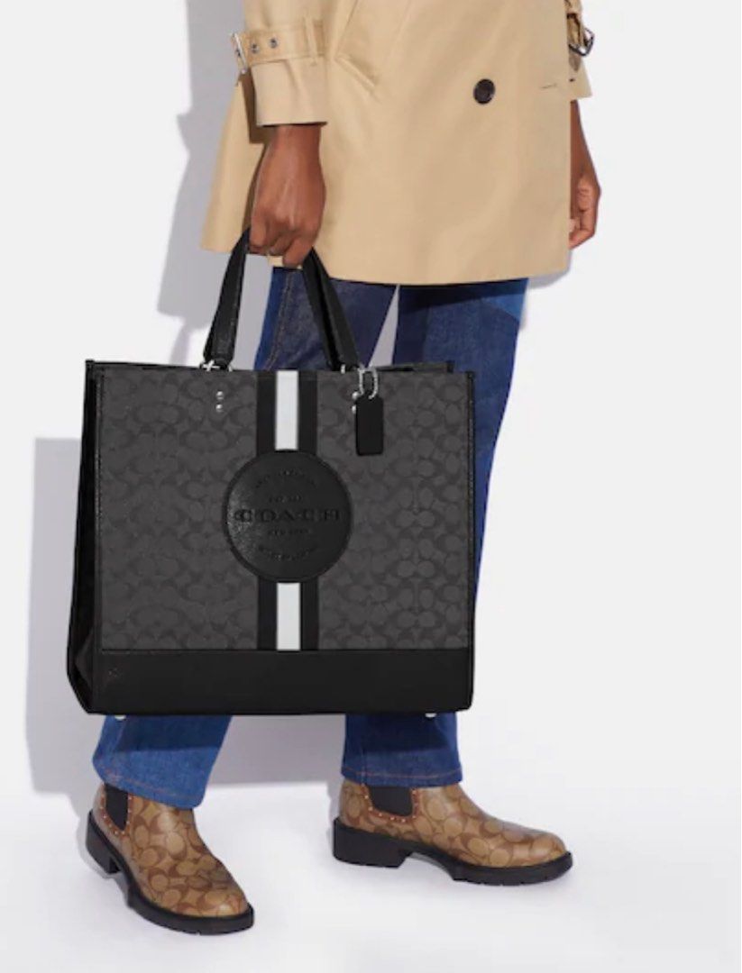 Coach Dempsey Tote 40 In Signature Jacquard, Women's Fashion, Bags ...