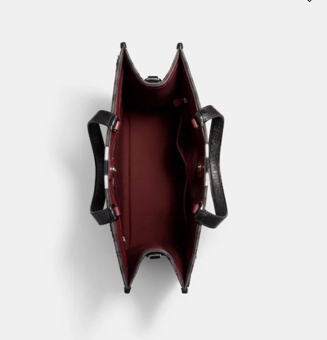 Coach Dempsey Tote 40 In Signature Jacquard, Women's Fashion, Bags ...