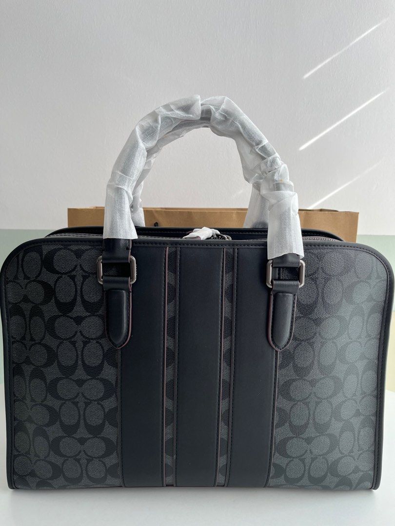 Coach Laptop Bag | Coach Briefcase | Coach Bond Brief in Signature ...