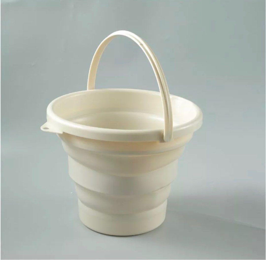 Collapsible bucket 10L, Furniture & Home Living, Home Improvement ...