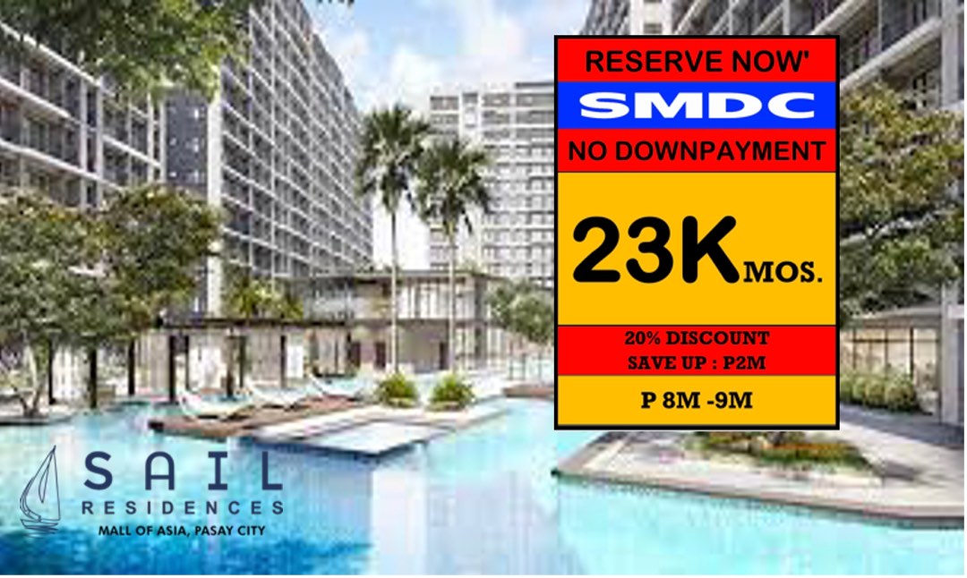 CONDO FO SALE in Pasay City ,Mall of Asia at Sail Residences near in NAIA Airport ,Aseana City ...