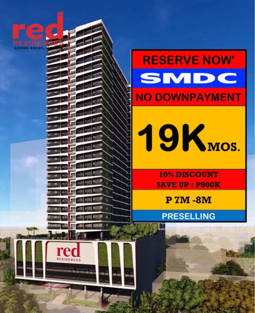 Condo for Sale in Makati City Chino Roces SMDC Red Residences Near in ...