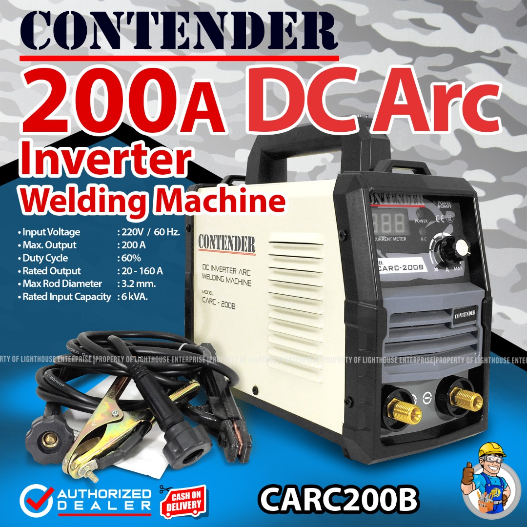 CONTENDER DC Arc Inverter Welding Machine ( 200A. 300A) *LIGHTHOUSE ...