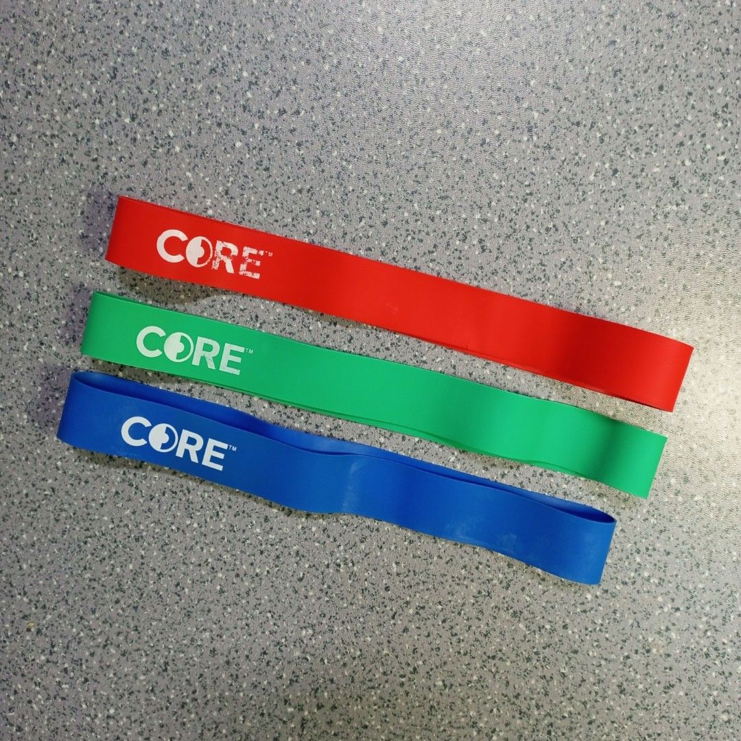 Core Exercise Resistance Band Set, Sports Equipment, Exercise & Fitness ...
