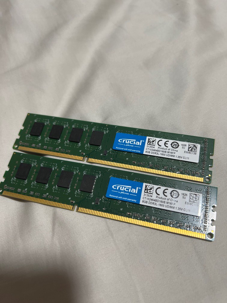 Crucial DDR3 RAM 16GB Kit, Computers & Tech, Parts & Accessories ...