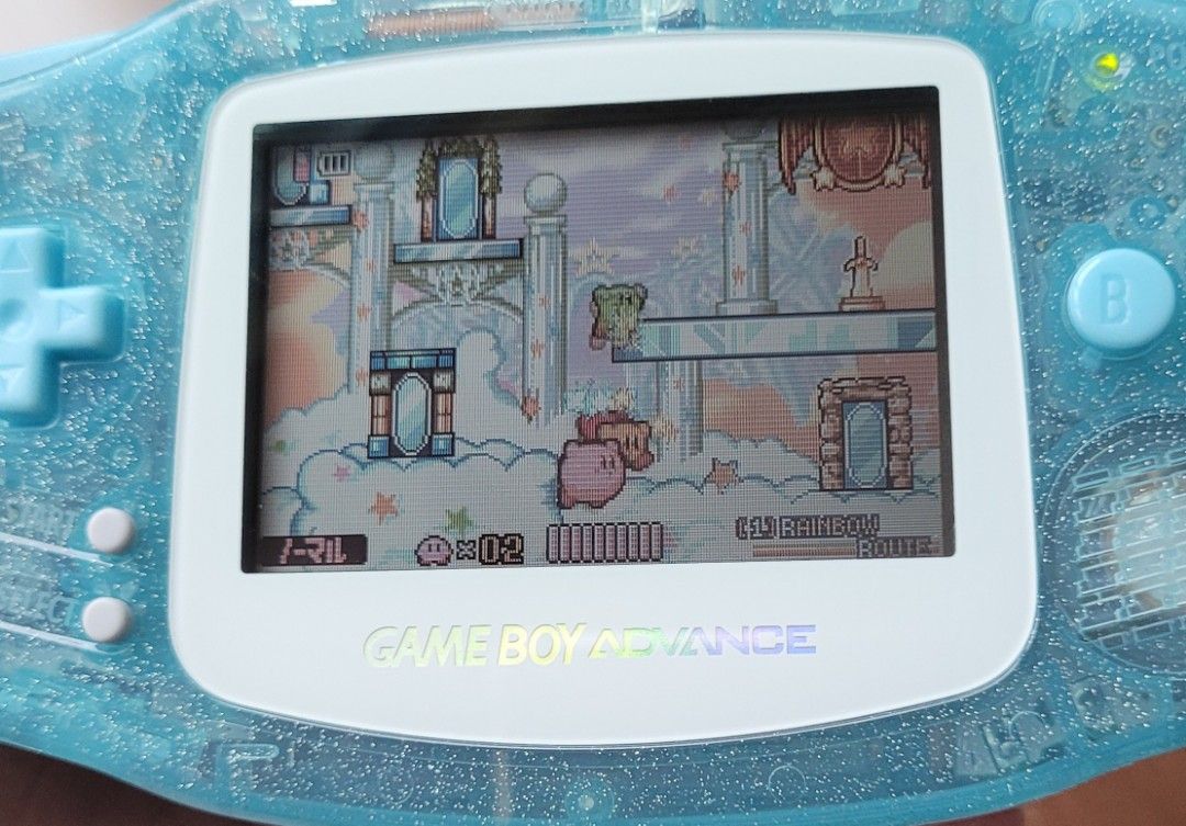 Crystal Blue Gameboy Advance GBA Nintendo Game Boy, Video Gaming, Video ...