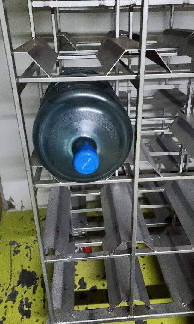 Custom made water canister rack, Everything Else on Carousell