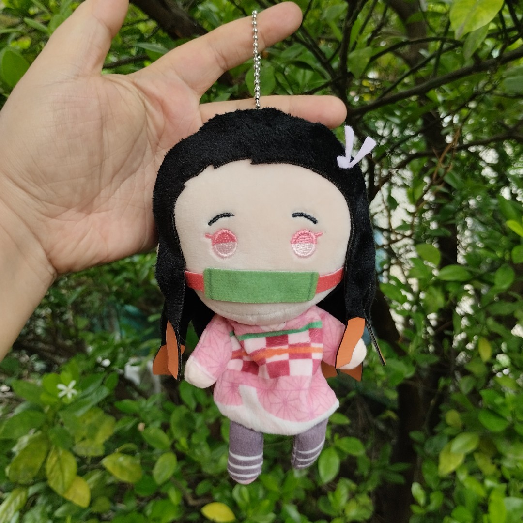 DEMON SLAYER Nezuko Key Holder Plush, Hobbies & Toys, Toys & Games on ...