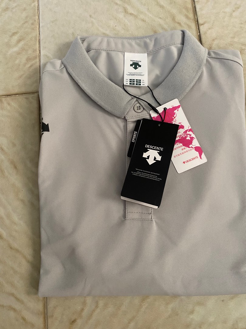 Descente polo shirt, Men's Fashion, Tops & Sets, Tshirts & Polo Shirts on Carousell